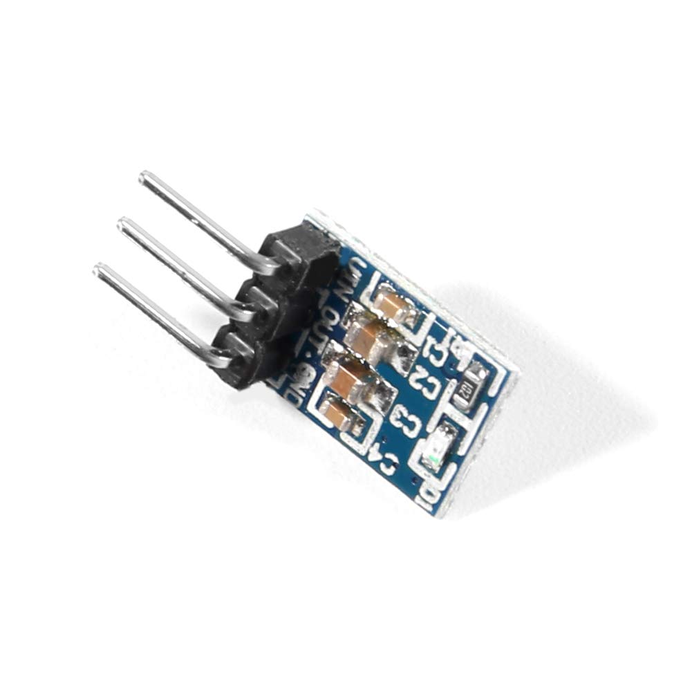 Dorhea 7 Pack 3.3V DC-DC Buck Converter 3 Pins AMS1117-3.3V DC 4.75V-12V to 3.3V Voltage Regulator Step Down Power Supply 800mA Buck Module