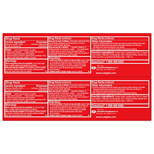 Colgate Renewal Gum Toothpaste Gel, Sensitive Toothpaste for Gingivitis and Improved Gum Health, Mint Gel, Sugar Free, Enamel Safe, Gluten Free, Vegan, 2 Pack, 3 Oz Tubes