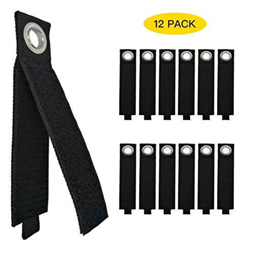 SMARTOLOGY 8 Garage Bike Hooks with 9 Pack Extension Cord Holder Organizer and 6 Pack Elastic Storage Strap