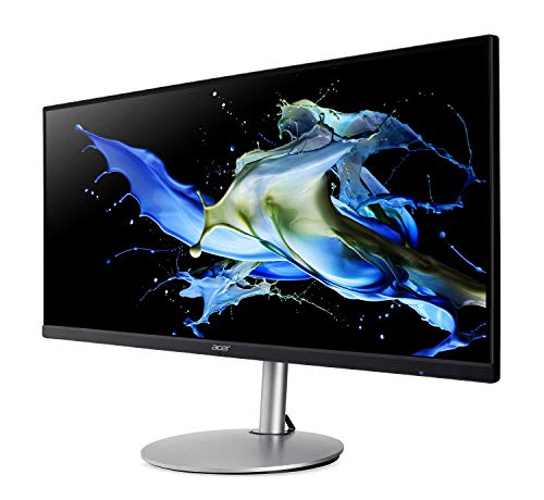 Acer CB342CK smiiphzx 34" UltraWide QHD (3440 x 1440) IPS Zero Frame Monitor with AMD Radeon FREESYNC Technology, 1ms VRB, 75Hz Refresh, Silver (Windows Only) (Renewed)