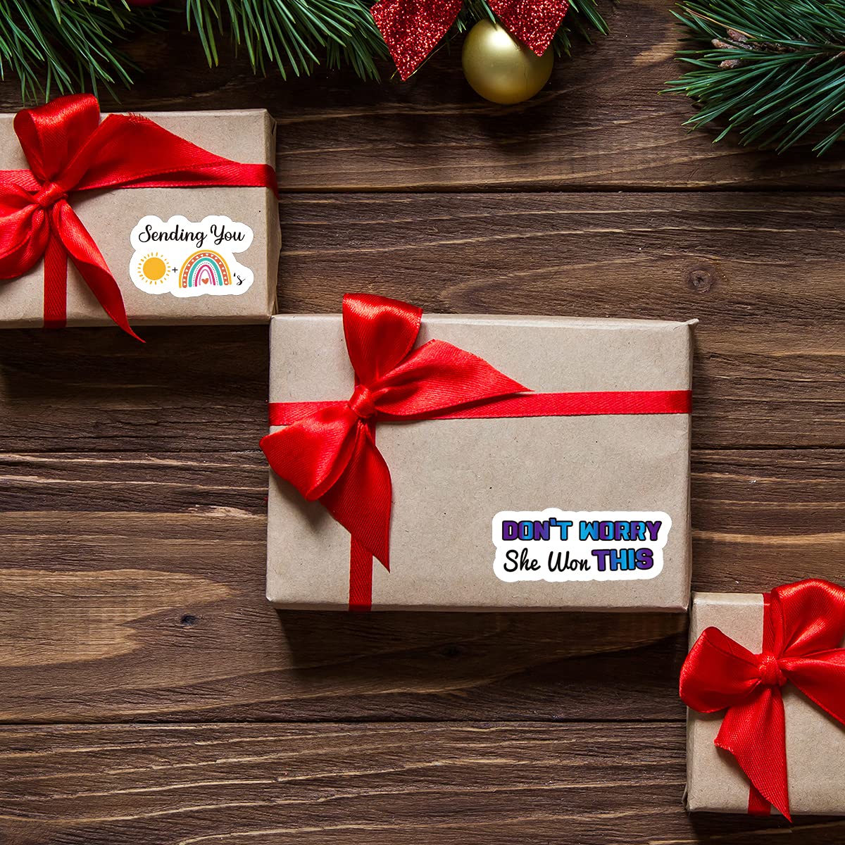 Littlefa 1.5” Don’t Worry She Won This with Rainbow Letter Design Stickers,Thank You Stickers,Small Business Stickers, Envelopes Stickers, Gift Bags Packaging 500 PCS