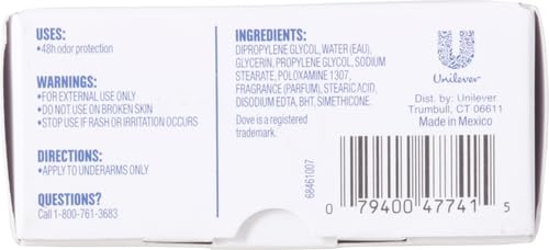 Dove Deodorant Refills Refill Kit 0% Aluminum Cucumber & Green Tea Aluminum Free Deodorant 1.13 oz
