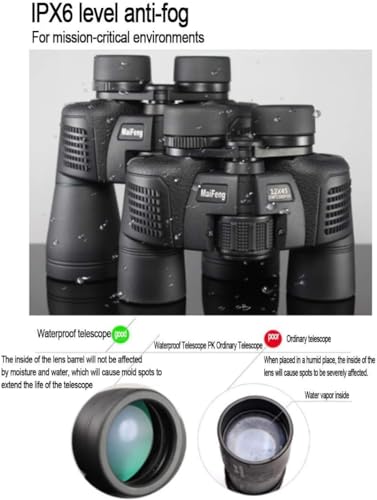 12x45 Adult HD Binoculars with FMC Lens and Bak4 Prism, Waterproof and dustproof, Suitable for Bird Watching, Hunting, Hiking