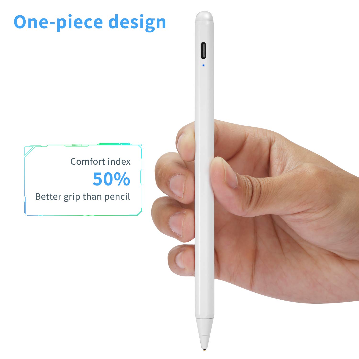 Acer Spin 3 Convertible Laptop Stylus Pen, Active Stylus Digital Capacitive Pen for Acer Spin 3 Convertible Laptop High Precision with Ultra Fine Tip,Touch-Control and Rechargeable,White Drawing Pen