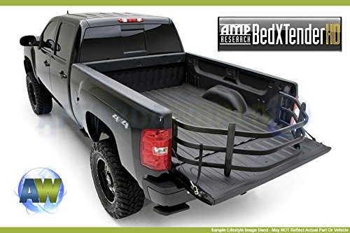 AMP Research BedXTender HD Sport | 74802-01A | Fits 2016 - 2022 Toyota Tacoma; 2004 - 2012 Chevrolet Colorad & GMC Canyon; 2011 RAM Dakota; & Other Various 1981 - 2022 Vehicles (See Description)
