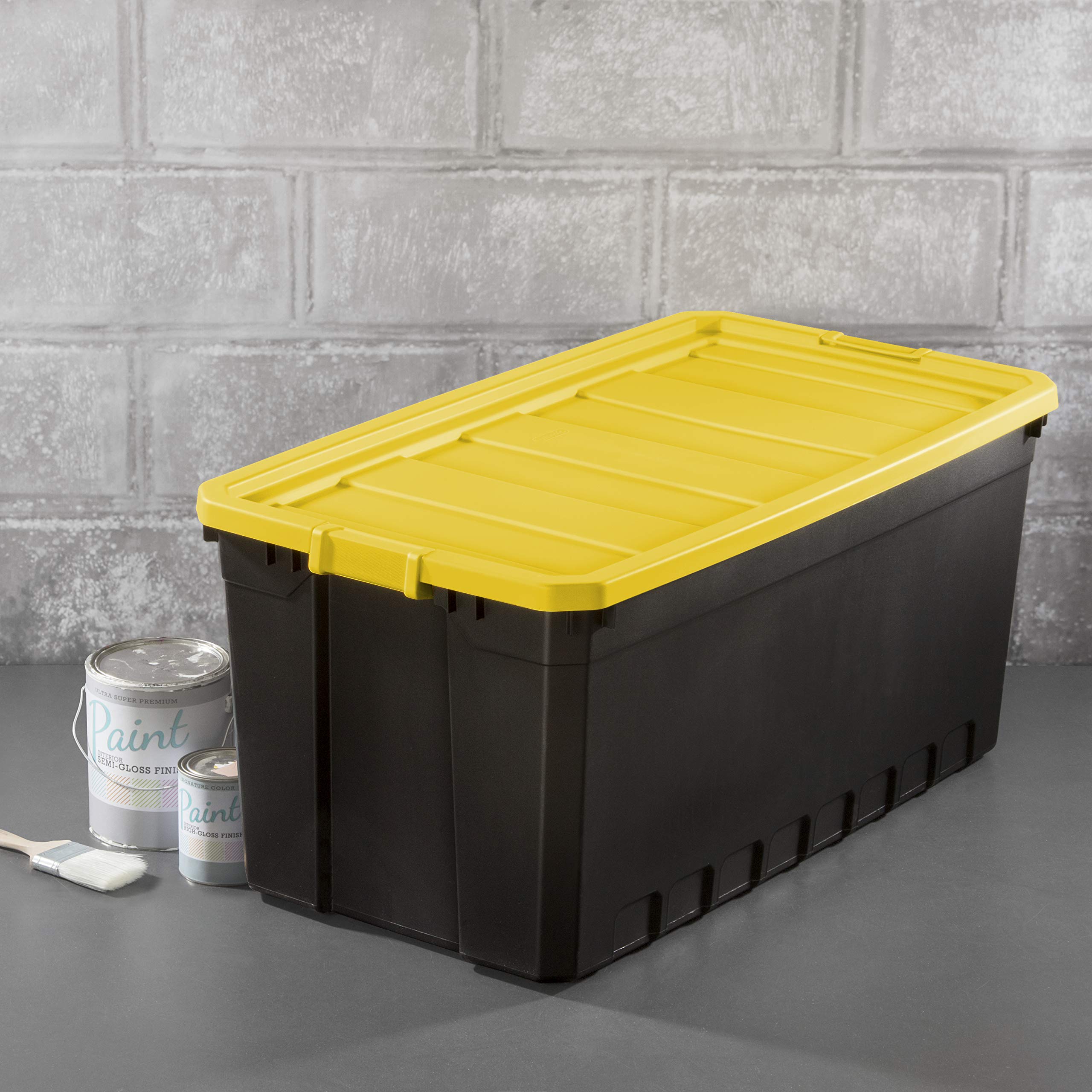 19 Gallon (76-Quart) Stacker Storage Box, Set of 6 Sterilite
