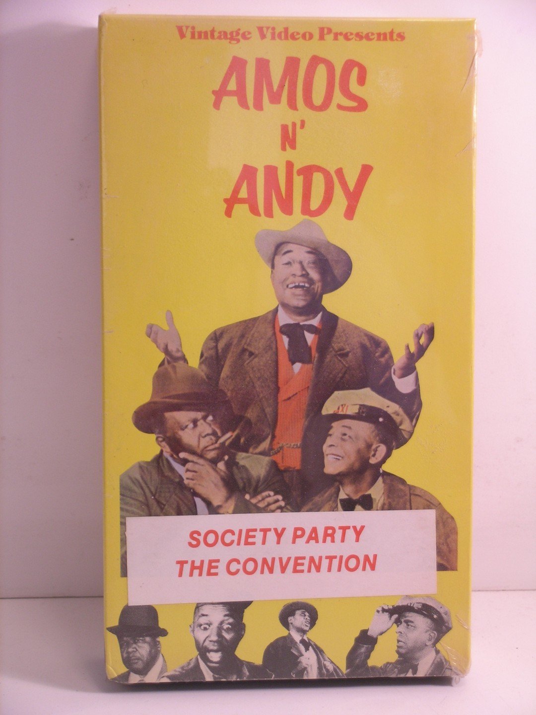 Amos n' Andy TV Show---"Society Party & The Convention"----VHS Video