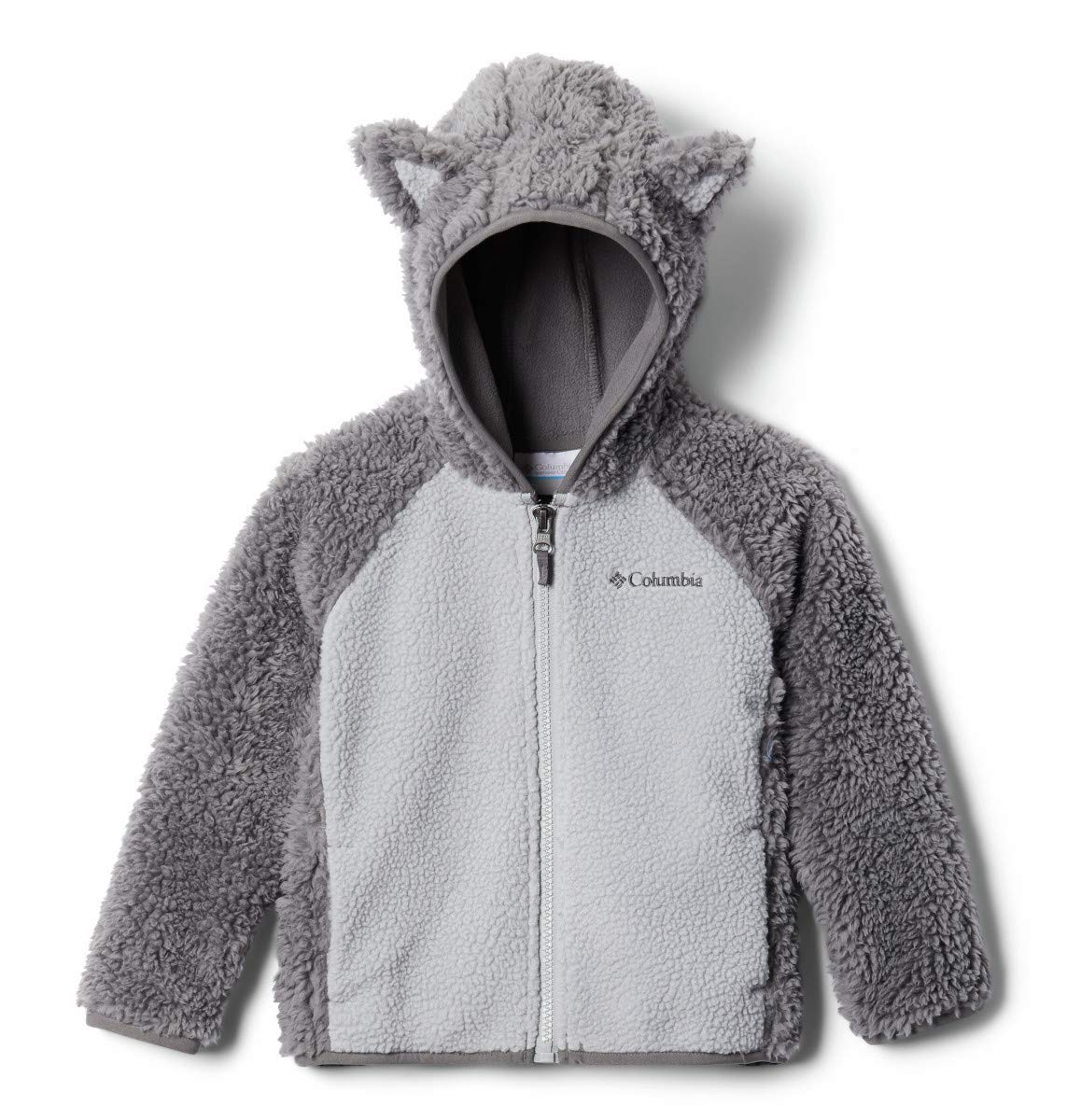 Columbia Baby Foxy Baby Sherpa Full Zip, City Grey/Columbia Grey, 12/18