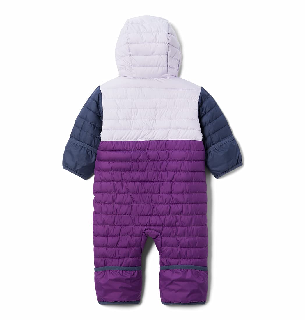 Columbia Baby Powder Lite Reversible Bunting, Plum/Pale Lilac/Nocturnal, 3/6