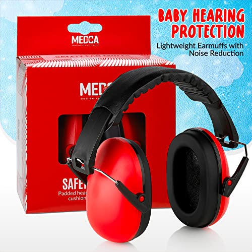 Baby Hearing Protection Earmuffs with Noise Reduction - Lightweight, Adjustable and Foldable NRR 20dB Safety Ear Protection for Infants to Toddlers (3 Months to 2 Years)