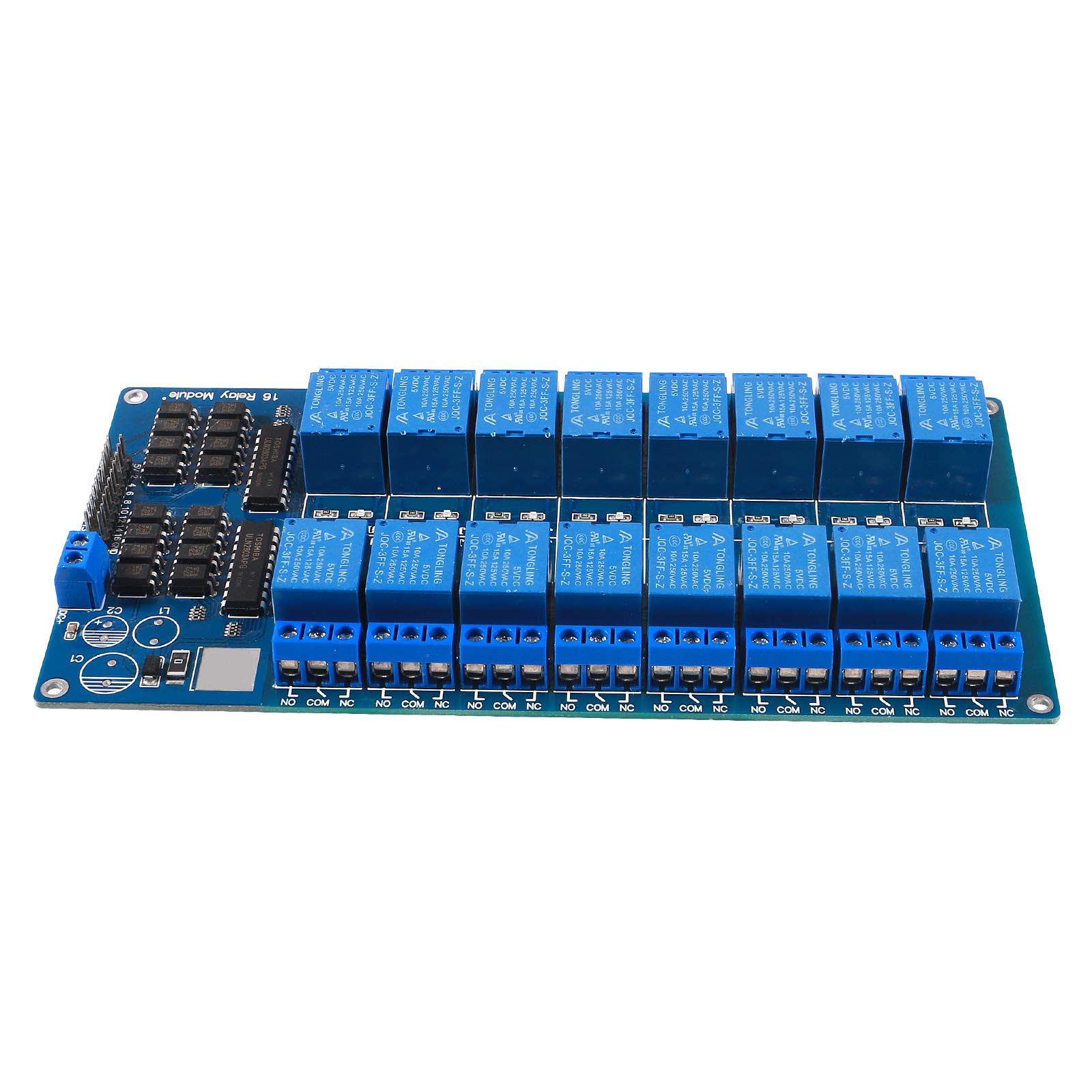 MELIFE 5V 16 Channel Relay Module for 8051, AVR, PIC, DSP, ARM, ARM, MSP430, TTL Logic