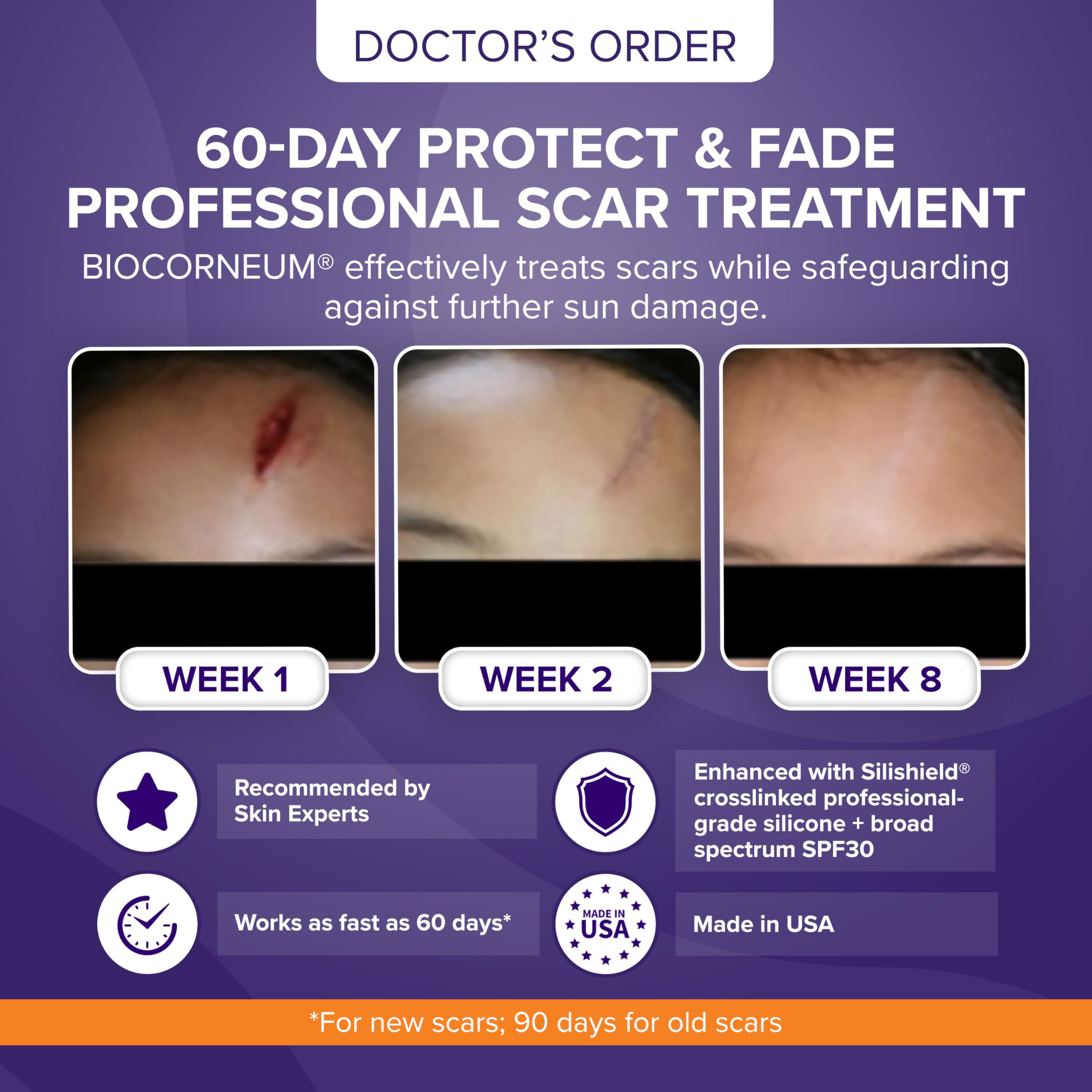 Advanced Scar Treatment with Silishield® & SPF 30 20g – Made in The USA, Fast-Drying, Water-Resistant Silicone Scar Gel - Surgeon Recommended for New & Old Scars - Suitable for Children Over 6 Months