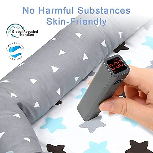 Baby Lounger Cover Baby Nest Cover 100% Cotton Breathable Sleeping Bed Cover for Newborn Nest Co Sleeping Bed Machine Washable (Star)