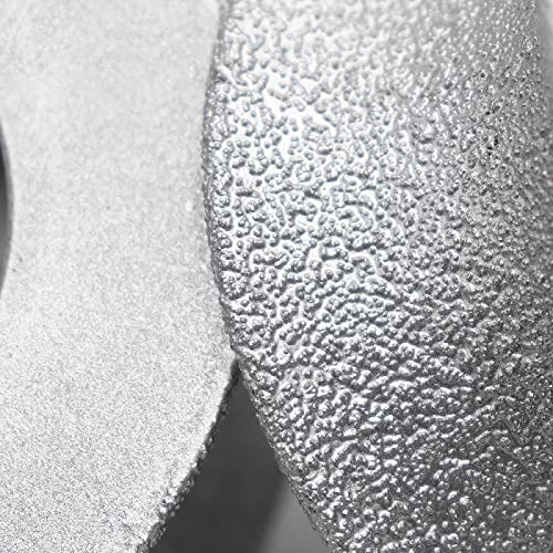 1pc Vacuum Brazed Diamond Grinding Disc of Half-Round Edge 75mm for Marble, Granite, Quartz, Ceramics,25MM
