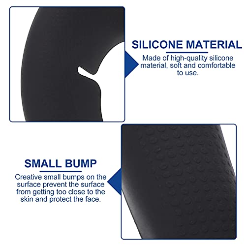 1pc Vr Eye Pads Vr Face Cover Silicone Headset Face Headset Face Cover Headset Face Pad Silicone Mask Silicone Face Mask Vr Face Mask Comfortable Face Cushion