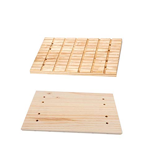 Bunny Toys Rabbit Foot Pad Chinchilla Guinea Pig Scratching Wood Board