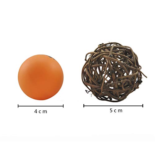 10pcs Wicker Dried Vine Balls Table Wedding Party X-mas Garden Diameter 2 Inch