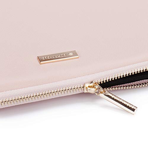 Comfyable Tablet Sleeve Compatible for iPad Pro 12.9 inch M2 2022 M1 2021-2018 3rd 4th 5th 6th Generation & Smart/Magic Keyboard with Pencil Holder, Waterproof Zipper Case, Pink & Black