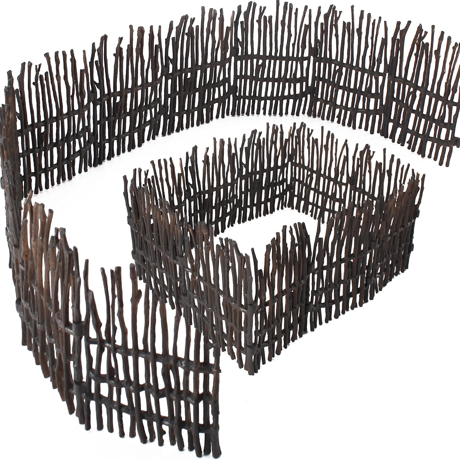 20PCS Corral Fence Toy Accessories Panel Set Farm Corral Fence with Gate Horse Paddock Barn Farm Animals for Toddlers Kids Preschool Educational Gift Sets