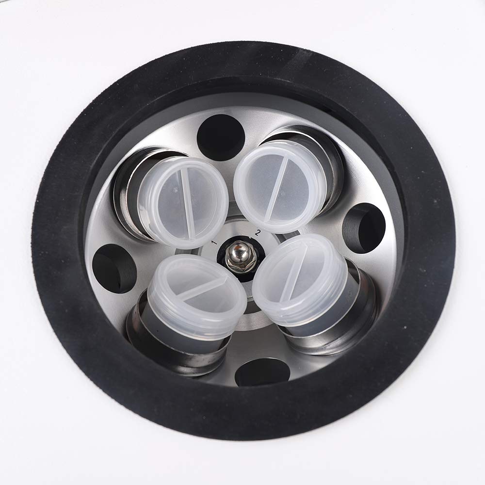 LD-4 Electric Lab Benchtop Centrifuge, 4000RPM 4 Tubes x 100ml Centrifuge Machine with Timer and Speed Control for Lab