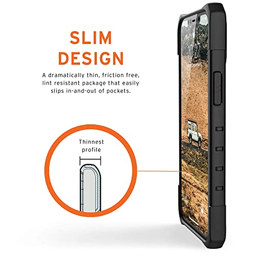 URBAN ARMOR GEAR UAG Designed for iPhone 12 Pro Max 5G [6.7-inch Screen] Rugged Lightweight Slim Shockproof Pathfinder Protective Cover, Black