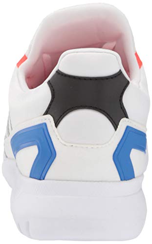 adidas Originals Baby Originals Flex Sneaker, White/Grey/Glory Blue, 5.5 US Unisex Infant