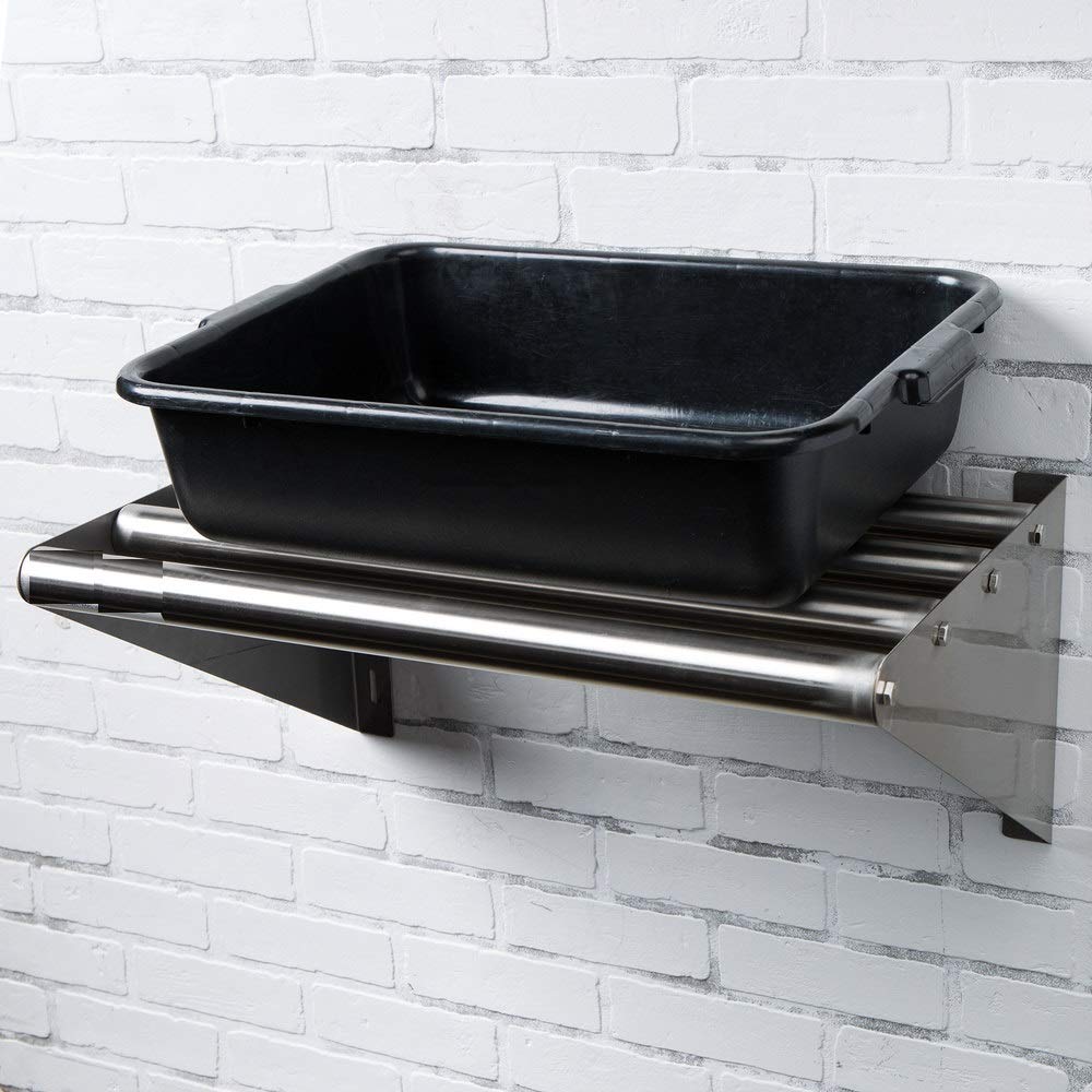 Commercial Stainless Steel Tubular Wall Shelf 14 x 60