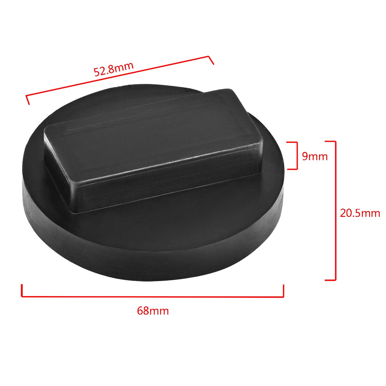2 Pack Jack Pad for BMW & Mini Jack Pad Square Polyurethane Jack Pad Adapter Frame Rail Protector,BMW & Mini Jack Pad (2 Pack)