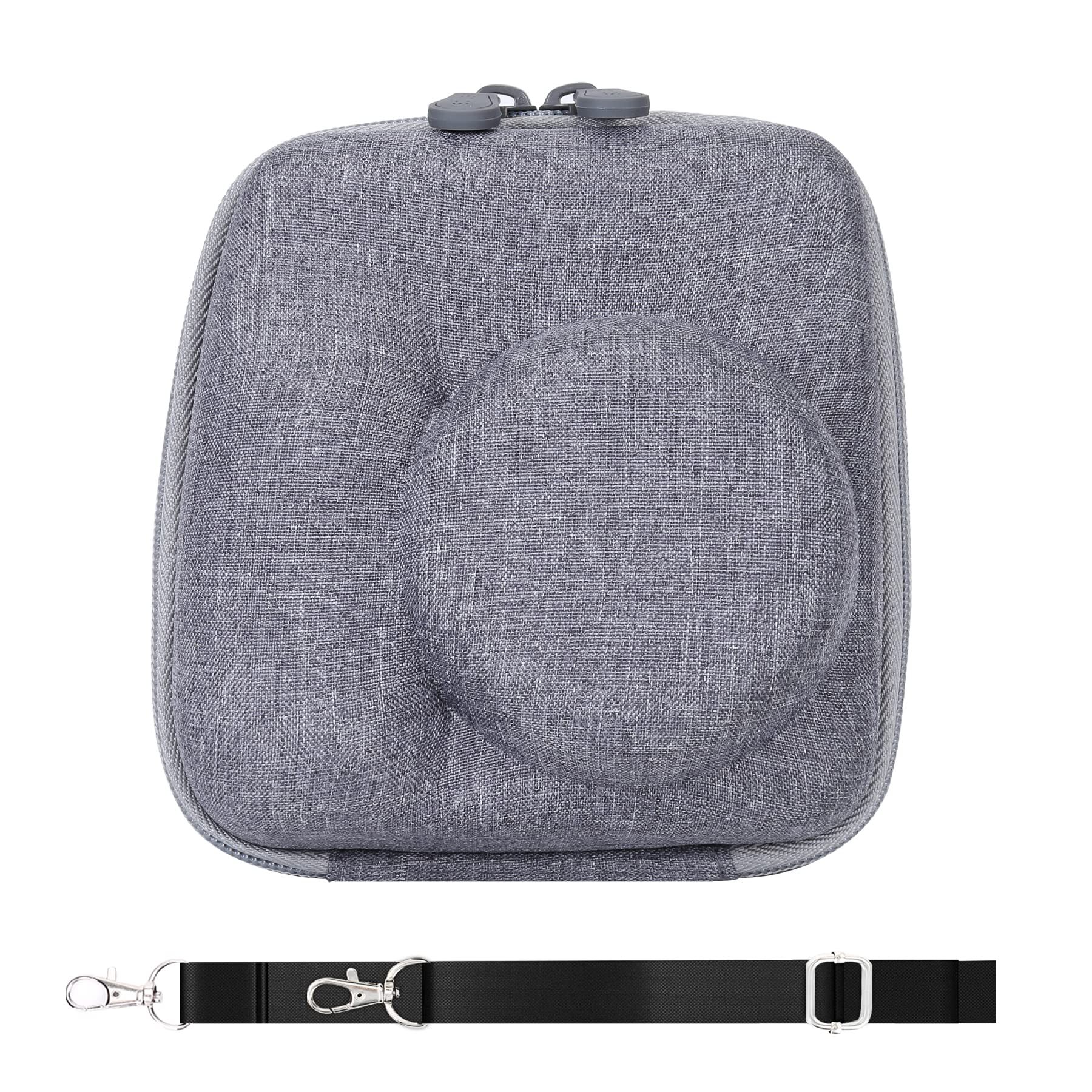 Aenllosi Hard Carrying Case Replacement for Fujifilm Instax Mini 12/11 Instant Camera,Protective Case Compatible with Instax Camera Mini 12/11(Clay White)