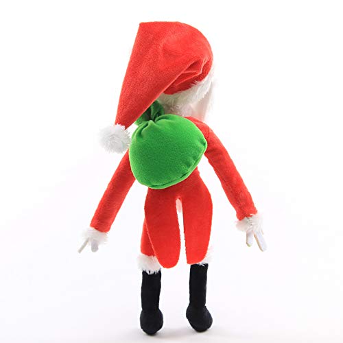 uiuoutoy Nightmare Before Christmas Toys Pumpkin King Jack Skellington & Zero Plush Dolls (Santa Jack Skellington 12ββ)