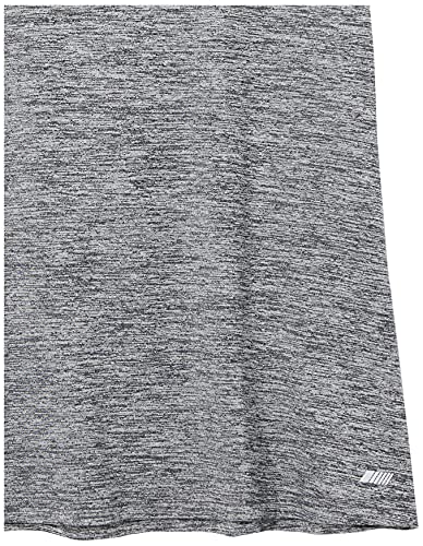 Amazon Essentials Women's Tech Stretch Short-Sleeve V-Neck T-Shirt (Available in Plus Size), Pack of 2, Black/Dark Grey Space Dye, Medium