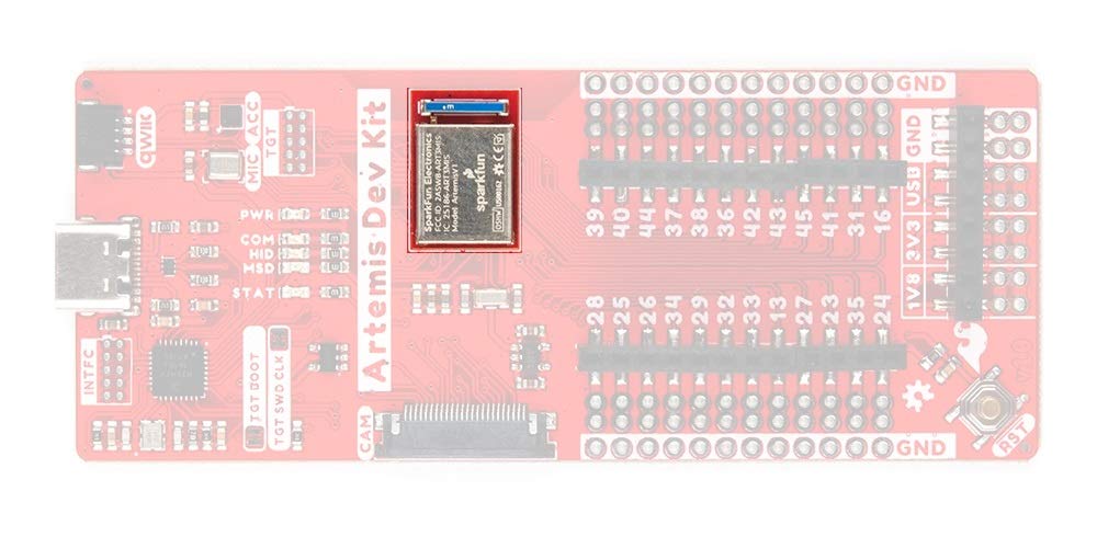 SparkFun Artemis Development Kit - Updated USB Interface Drag and Drop Programming SWD Interface JTAG Programming PTH Debug Mass Storage Device Human Interface Device 5V Power