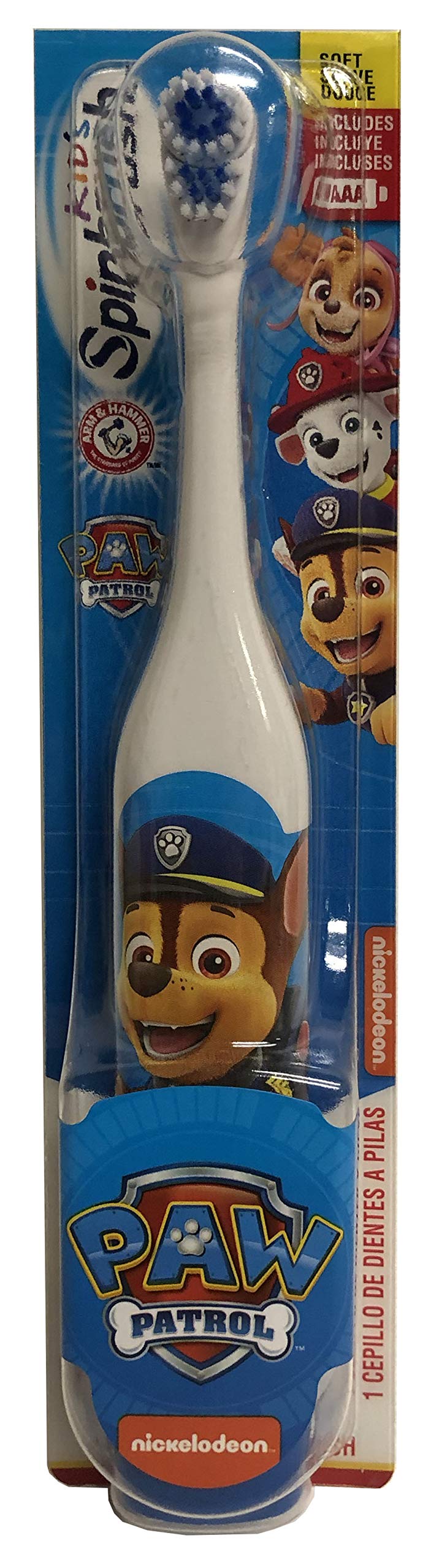Complete Oral Hygiene Bundles with All of Your Child's Favorite Paw Patrol Characters. (3 Piece, Chase)
