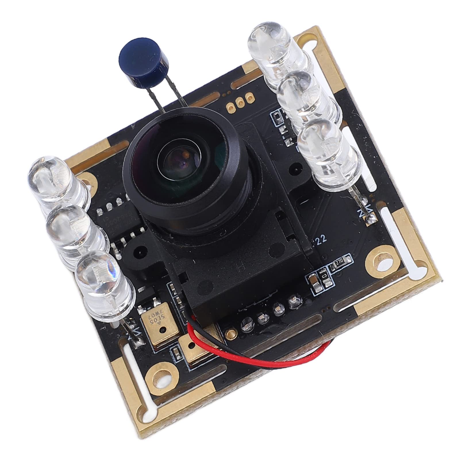 2MP USB Camera Module, 30FPS MJPEG OTG Connection IR Cut Autofocus Camera Module Drive with 2 Digital Microphones for Industrial Computers