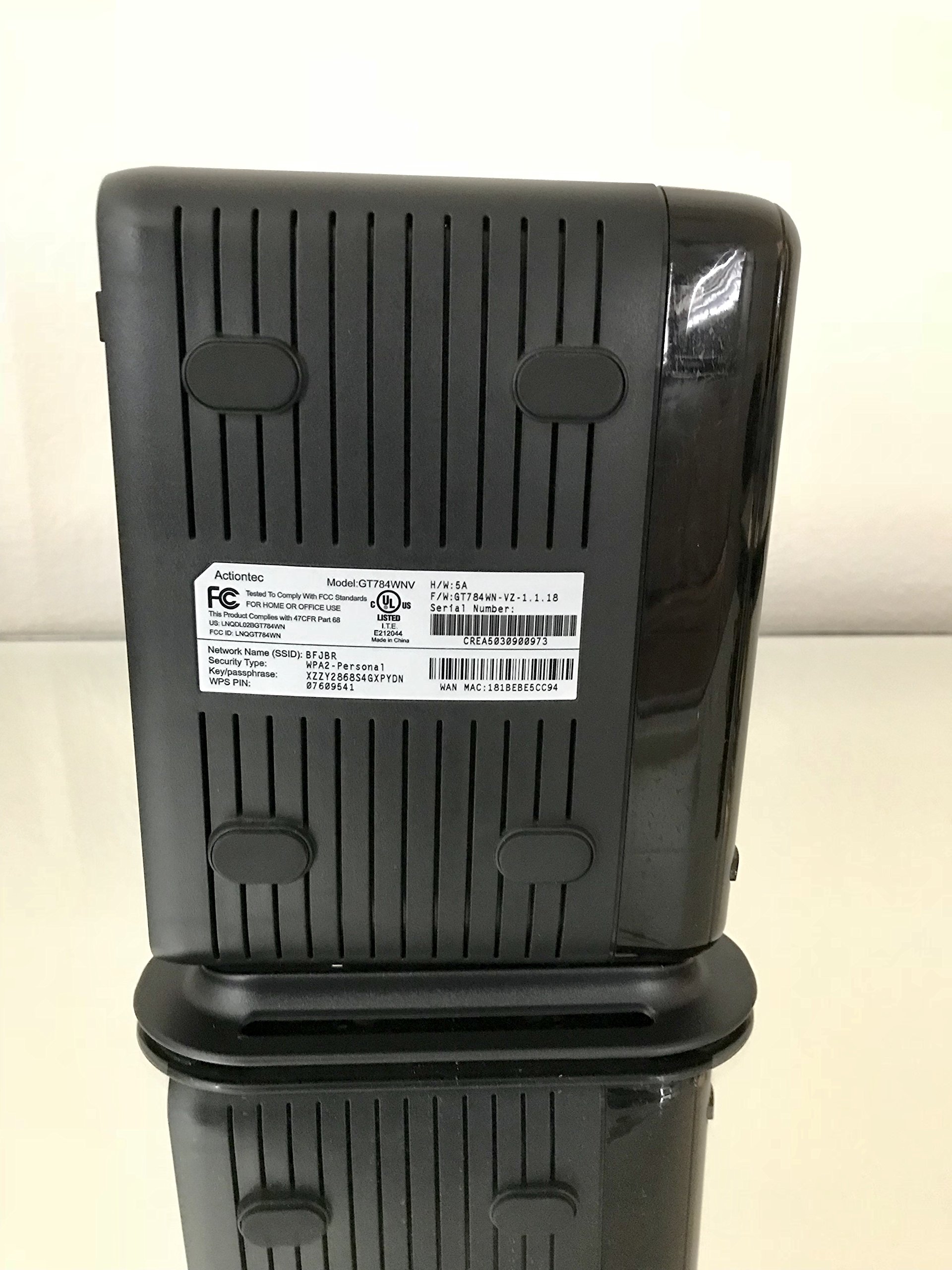 Actiontec GT784WNV Wireless-N DSL Modem Router for Verizon (ActiontecGT784WNV)