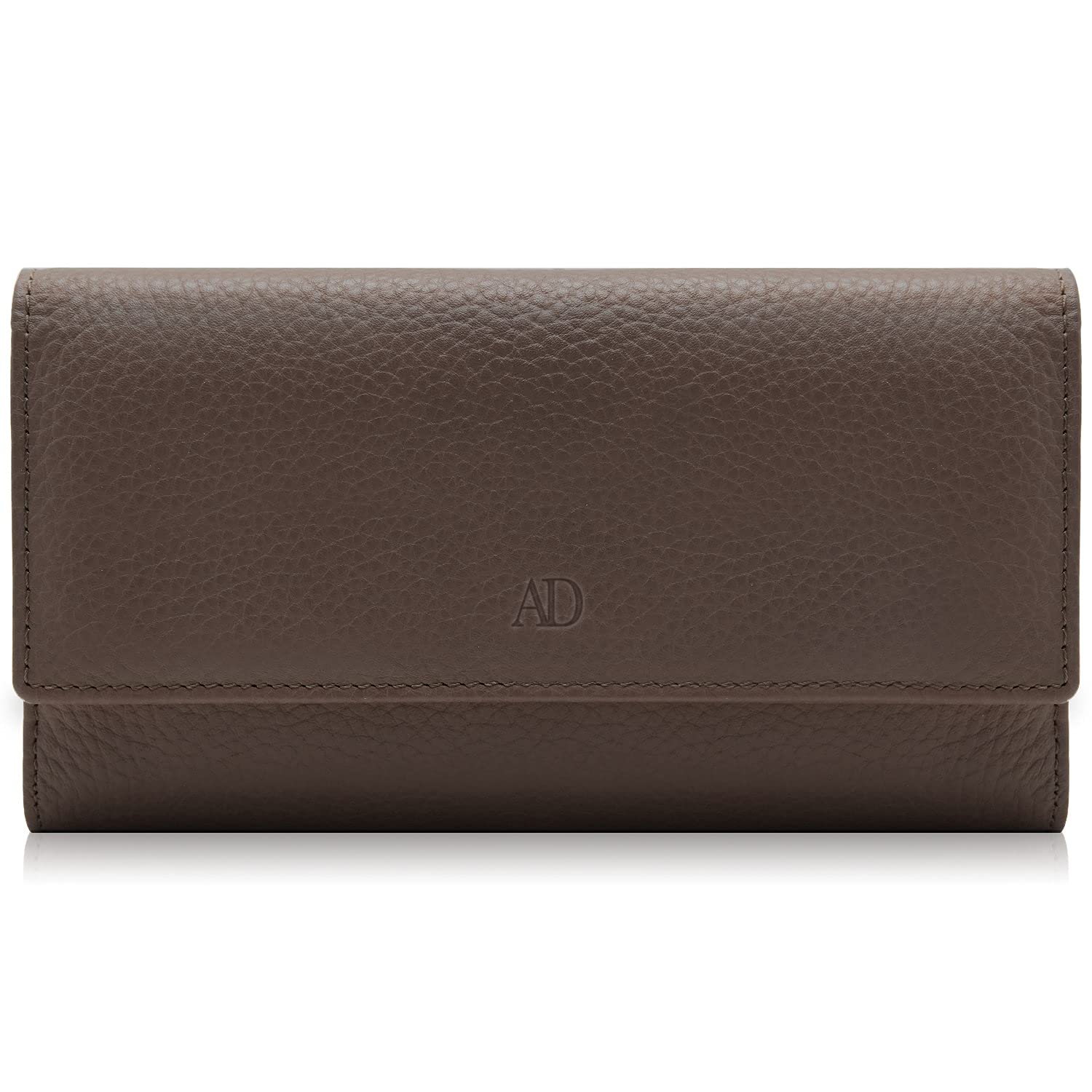 Access Denied Trifold Clutch RFID Wallets For Women - Large Capacity Womens Wallet Coin Pouch Leather Organizer With Checkbook Cover Gifts For Women