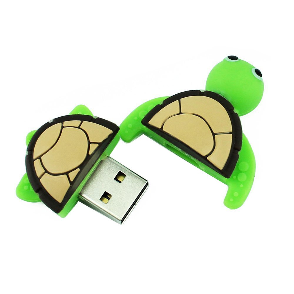 Aneew Pendrive 16GB Cartoon Animal Sea Turtle Tortoise USB Flash Drive Memory Thumb Stick Storage