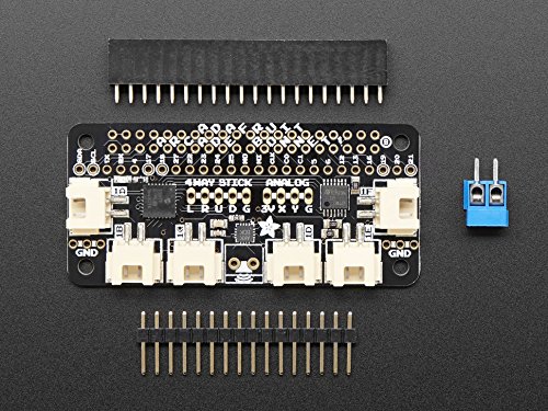 Adafruit (PID 3422 Arcade Bonnet for Raspberry Pi with JST Connectors - Mini Kit