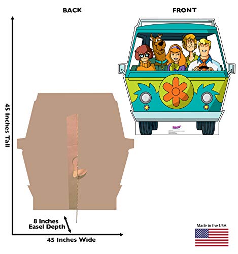 Cardboard People Mystery Machine Life Size Cardboard Cutout Standup - Scooby-Doo! Mystery Incorporated