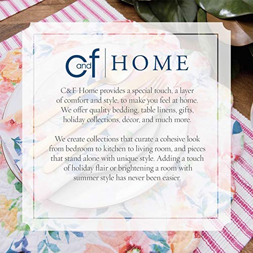 C&F Home Colonial Williamsburg Southern Magnolia Flower Premium Indoor/Outdoor Pillow Decor Decoration Accent Throw Pillow 18" x 18" Cream