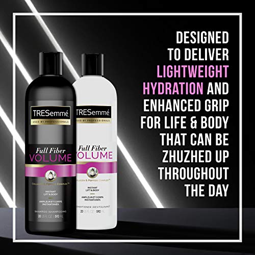 TRESemmé Pro Advanced Shampoo For Instant Lift and Body Fiber Full Volume For Long-Lasting Buildable Volume 20 oz
