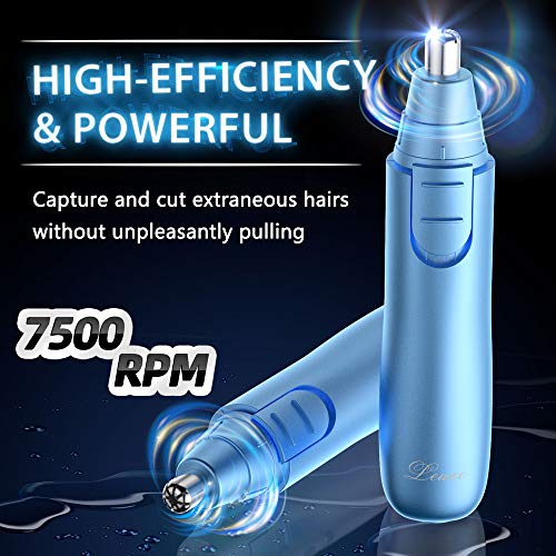 Ear and Nose Hair Trimmer for Men Women Rechargeable Trimmer with Dual Edge Blades Easy Cleaning and Washing