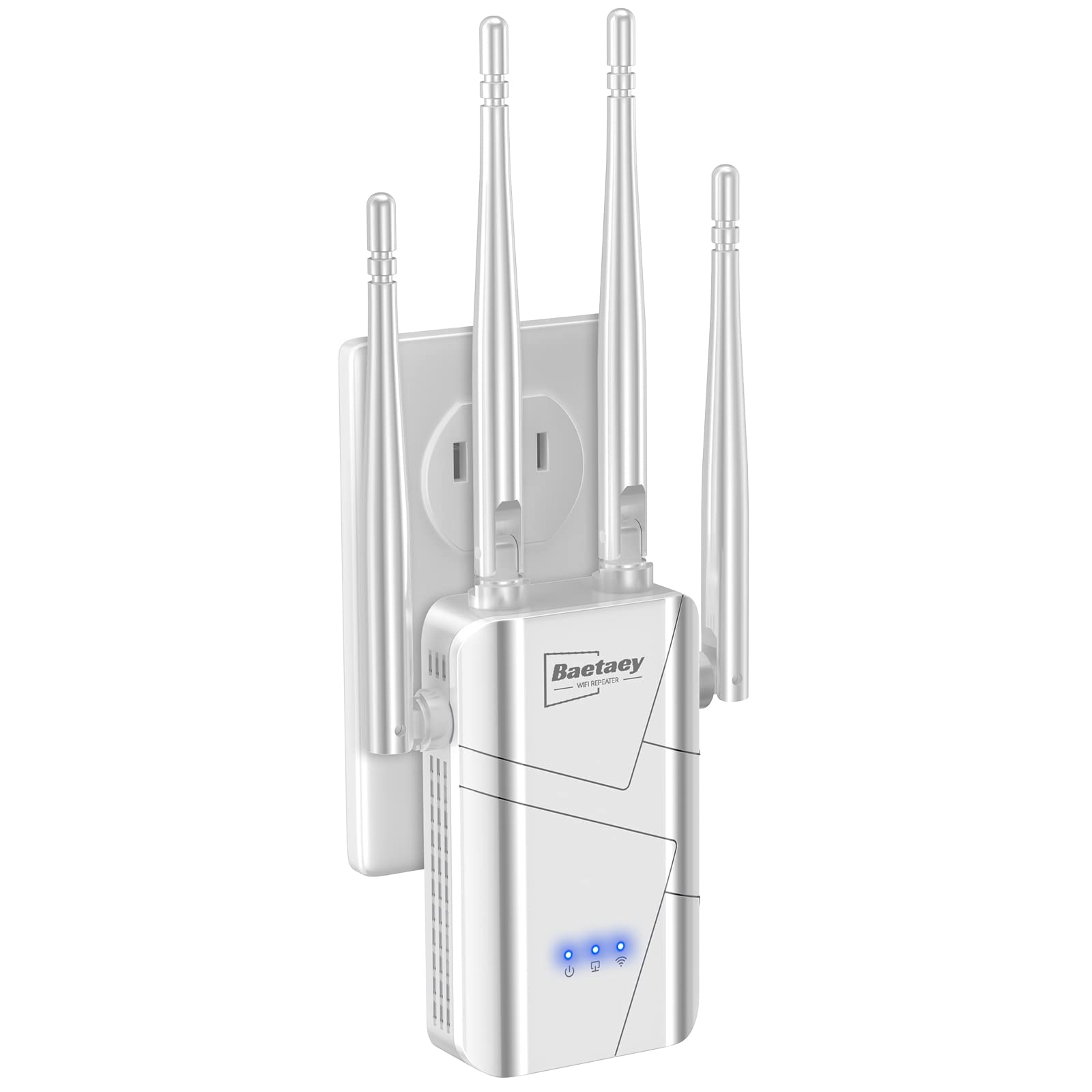 2023 Release WiFi Extender Signal Booster for Home - up to 10000 sq.ft Coverage, Wireless Internet Repeater - Long Range WiFi Booster and Signal Amplifier w/ Ethernet Port, 1-Tap Setup, 2.4GHz