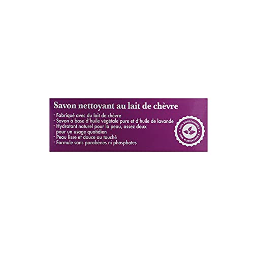 Alpen Secrets Daily Cleansing Goat milk Soap with Lavender Oil, 5-Ounces Bars (Pack of 4)