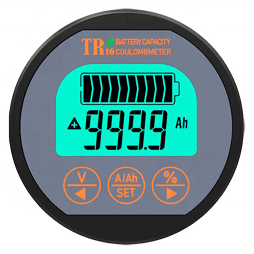 AiLi Battery Monitor Voltmeter Ammeter Voltage Current Meter 8-80V 0-100A Auto Car Motor Boat Caravan RV Motorhome