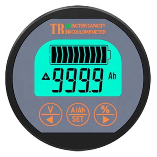 AiLi Voltmeter Ammeter Voltage Current Meter Voltmeter Ammeter 100V 350A Caravan RV Motorhome 999 AH