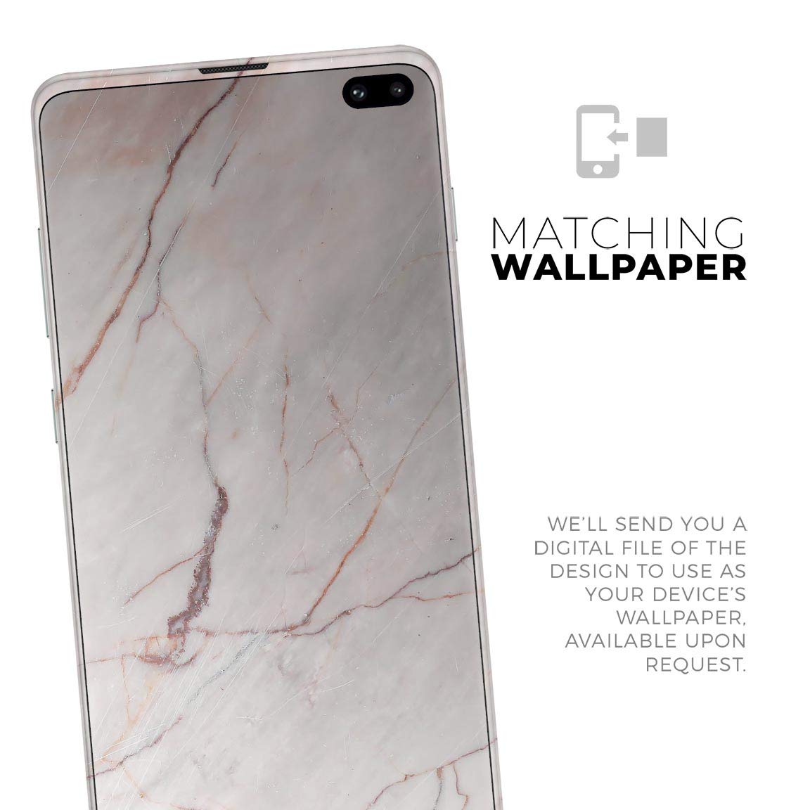 DesignSkinz Slate Marble Surface V11 Protective Vinyl Decal Wrap Skin Cover Compatible with The Samsung Galaxy S20 (Screen Trim & Back Glass Skin)