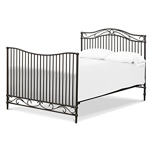 NAMESAKE Noelle 4-in-1 Convertible Metal Crib in Vintage Iron, Greenguard Gold Certified