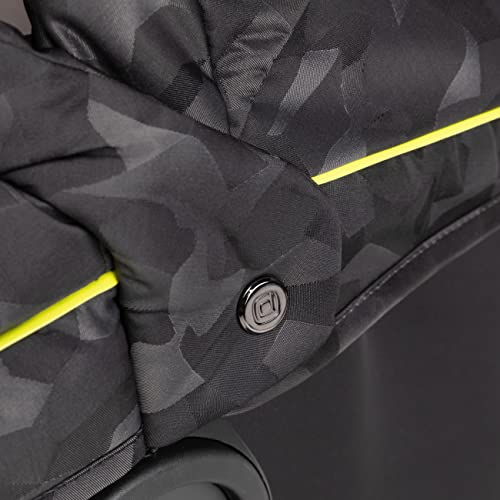 Diono Excurze Luxe Carrycot for Newborn Baby, Stroller Bassinet for Baby, Breathable Mattress for Comfortable Sleeping, Suitable from Birth, Black Camo