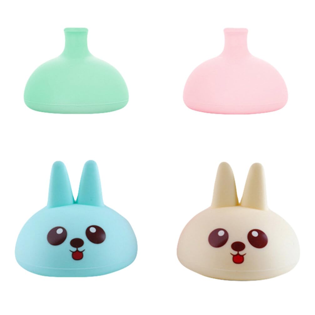 DOITOOL Pressure Drum Massage, 4Pcs Sputum Remover Silicone Palm Chest Percussion Cup Mom Palm Cup Pressure Drum Massage Cup for Burping Expectoration Problem